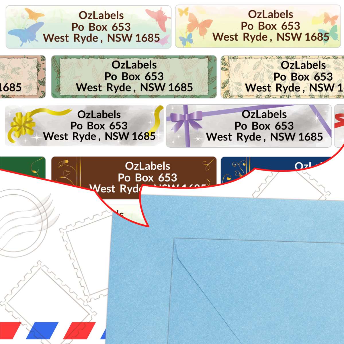 Return Address Labels - Stylish Your Envelopes