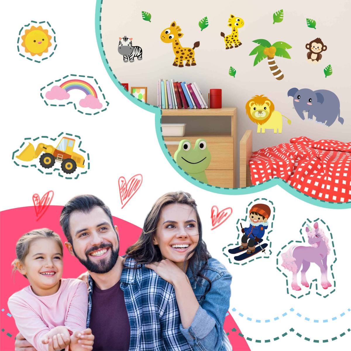 Wall Decals Australia | Fabric & Nursery Wall Stickers