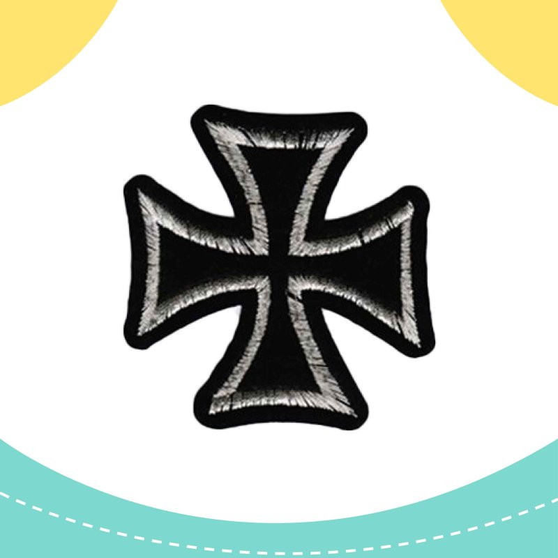 Embroidered Cloth Patch - Cross