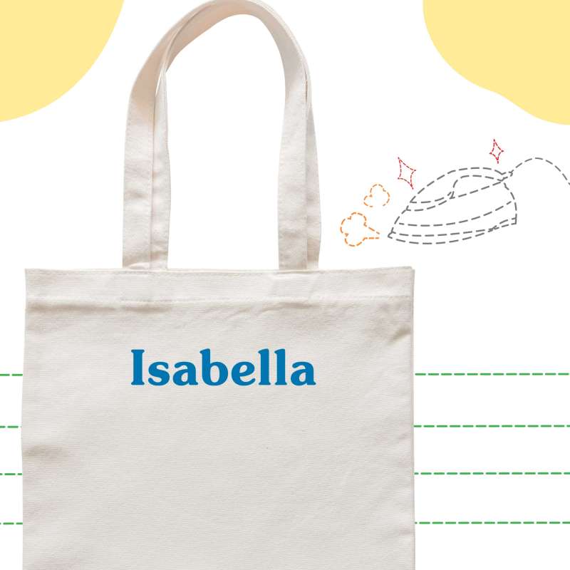 Small Iron On transfer Letter Labels for School Bags & Uniforms