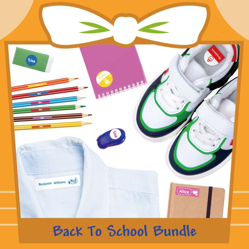 Combine Stick-ons and Clothing Labels To Save | Back To School Bundle